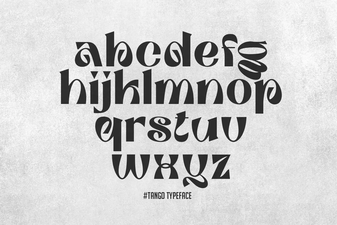 Tango Font - YouWorkForThem