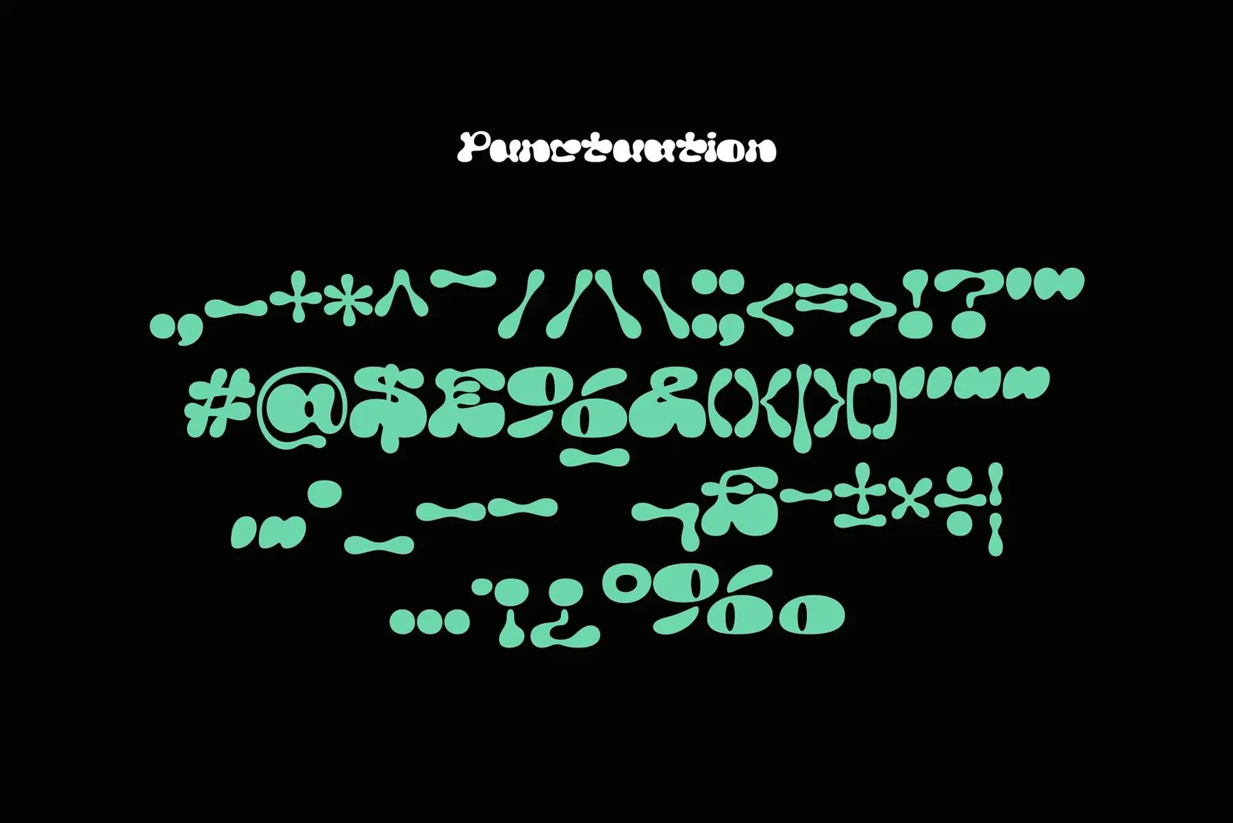 Chunky Font - YouWorkForThem