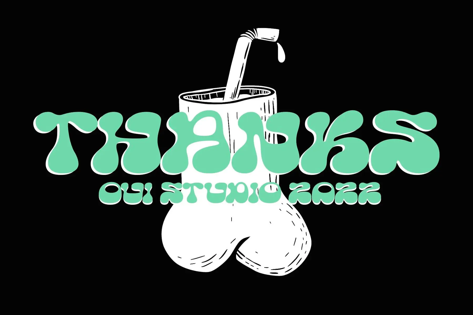 Chunky Font - YouWorkForThem