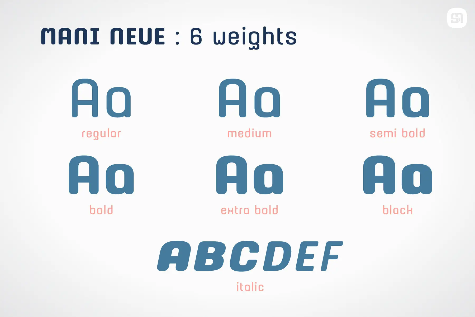 Mani Neue Font - YouWorkForThem