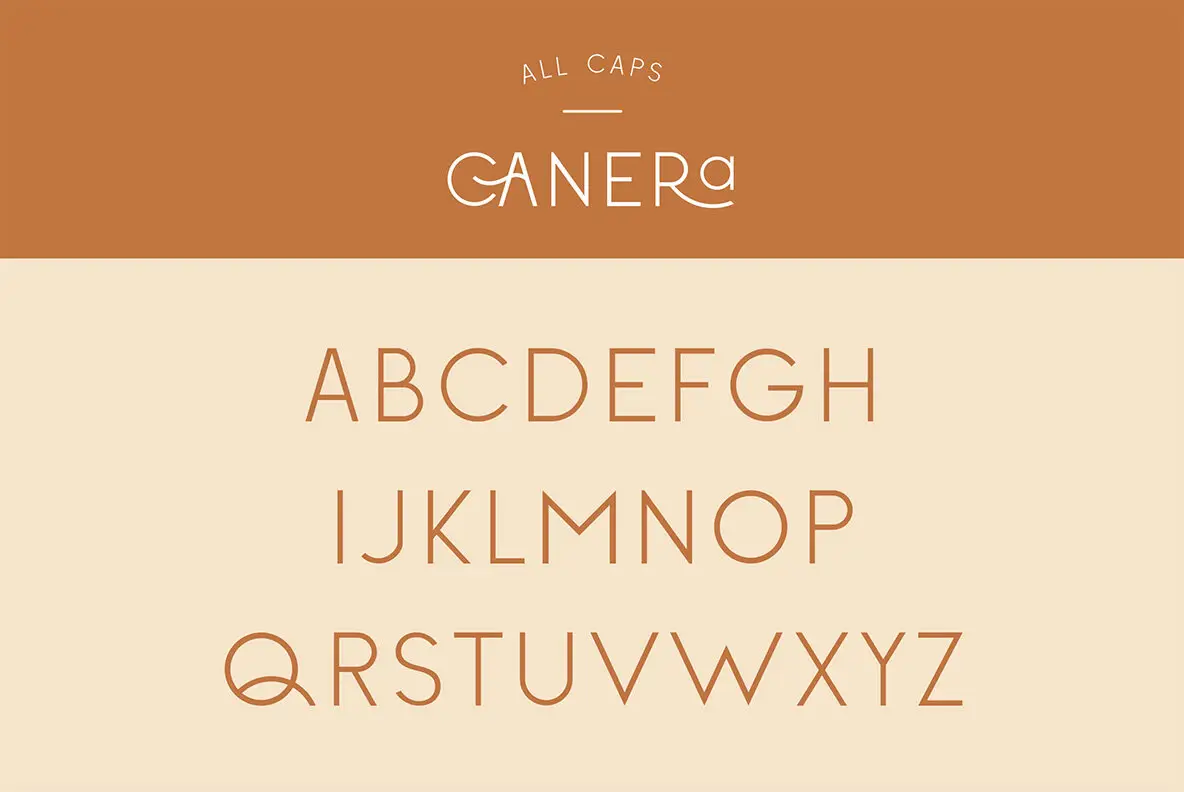 Canera Font - YouWorkForThem