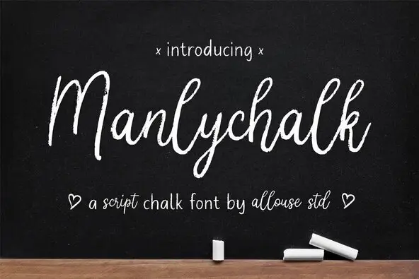 Rustic and Handmade Chalk Fonts - FontPath