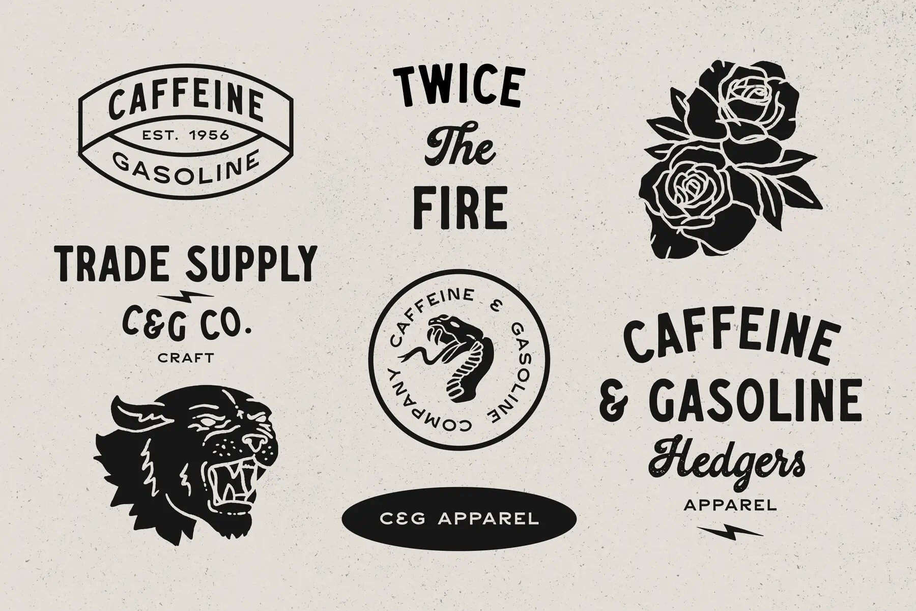 Caffeine and Gasoline Font - YouWorkForThem
