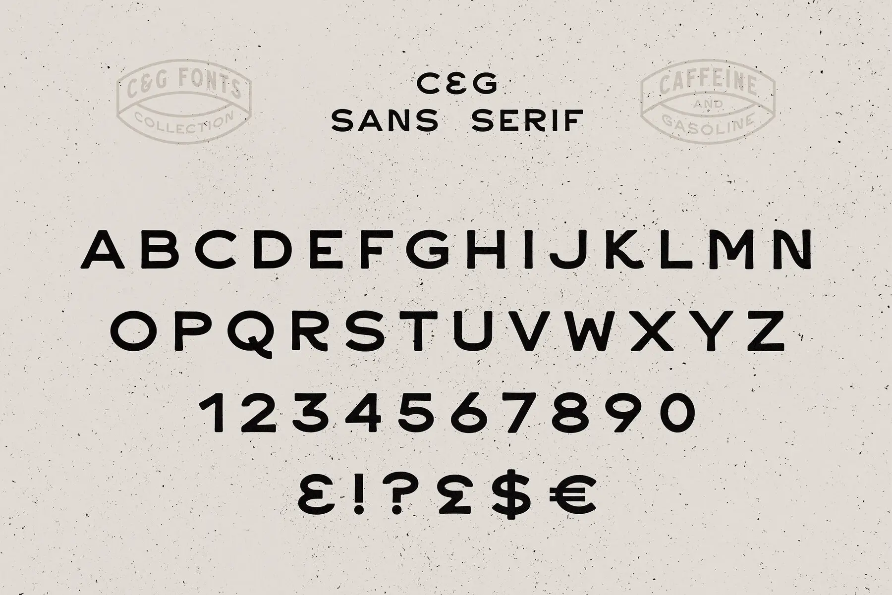 Caffeine and Gasoline Font - YouWorkForThem