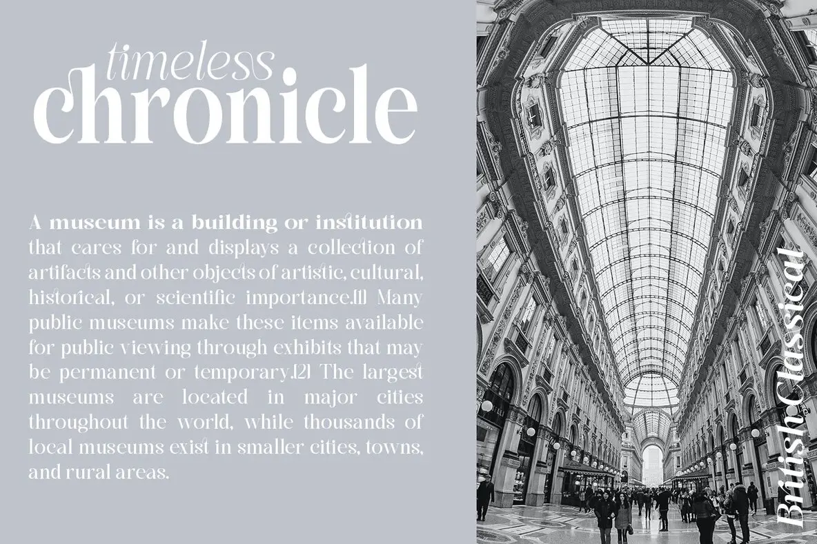 British Classical Font - YouWorkForThem