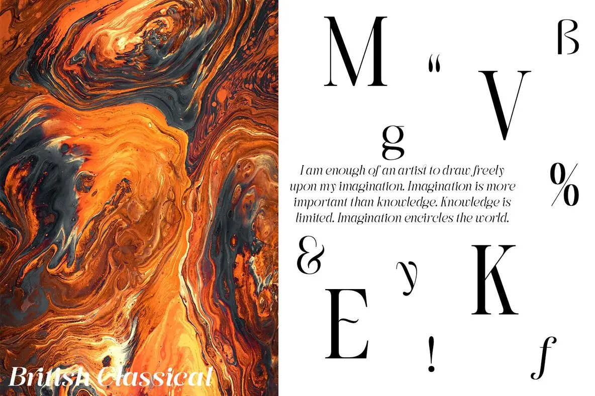 British Classical Font - YouWorkForThem