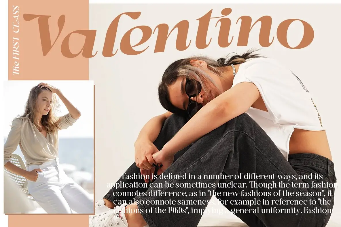 First Class Font - YouWorkForThem