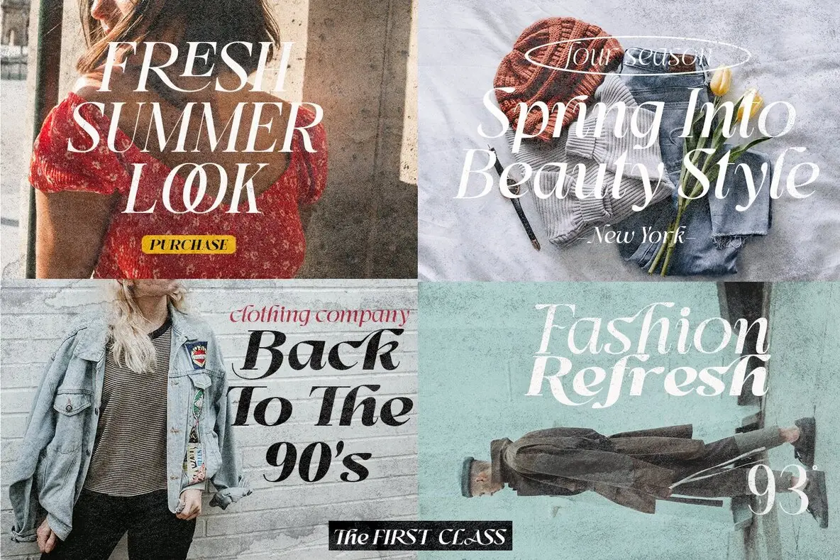 First Class Font - YouWorkForThem