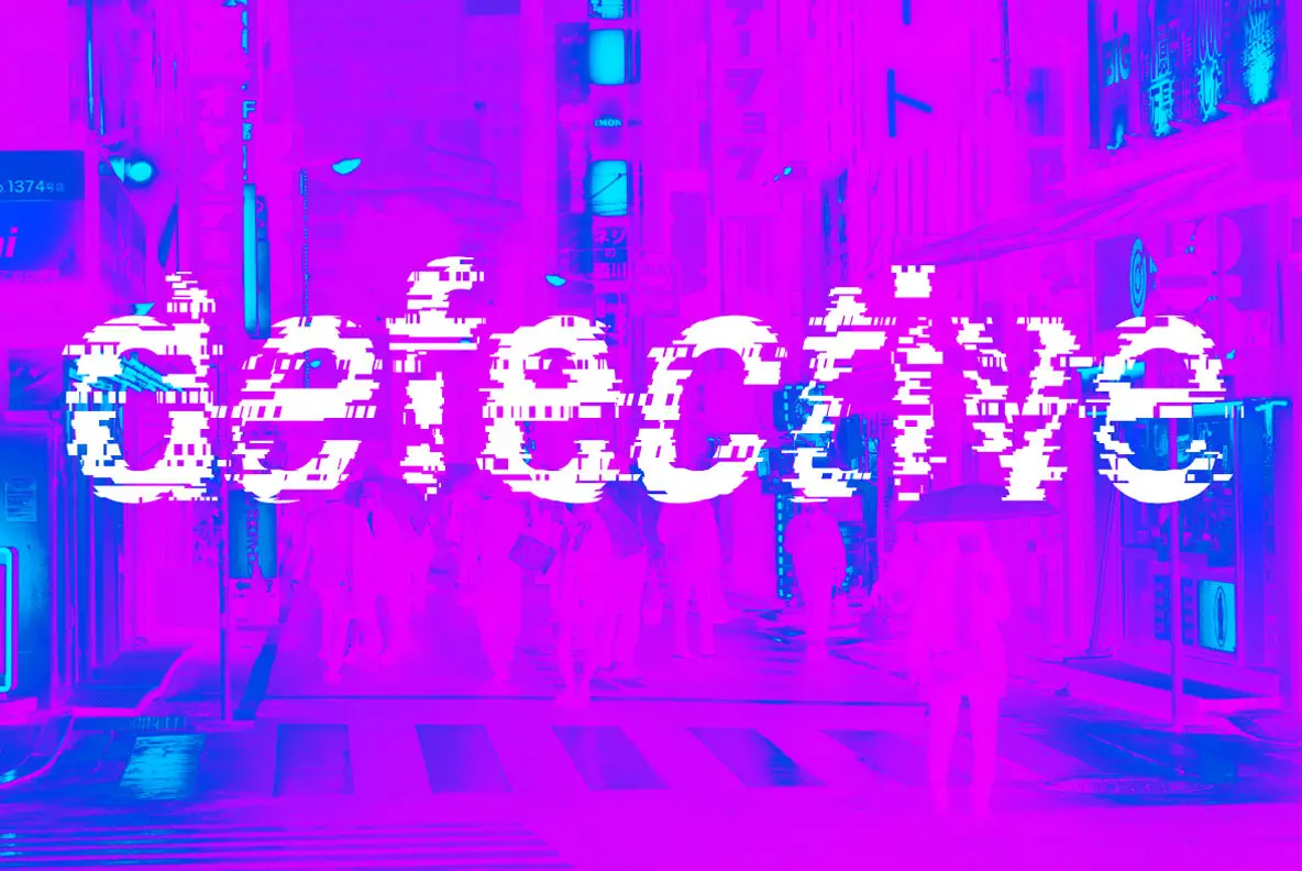 Koruption Font - YouWorkForThem