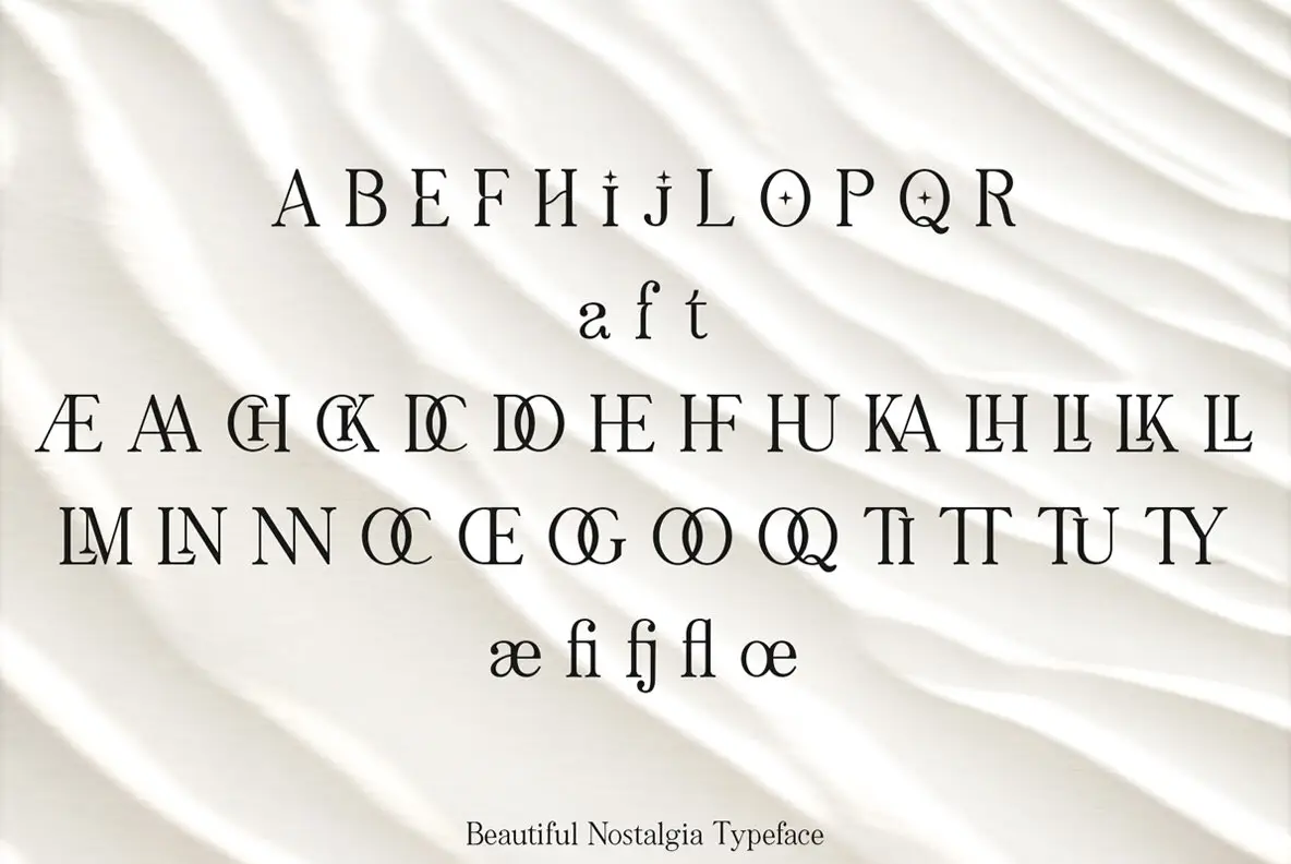 Beautiful Nostalgia Font - YouWorkForThem