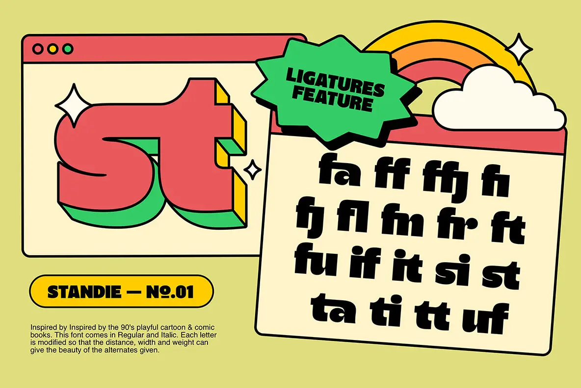 Standie Font - YouWorkForThem