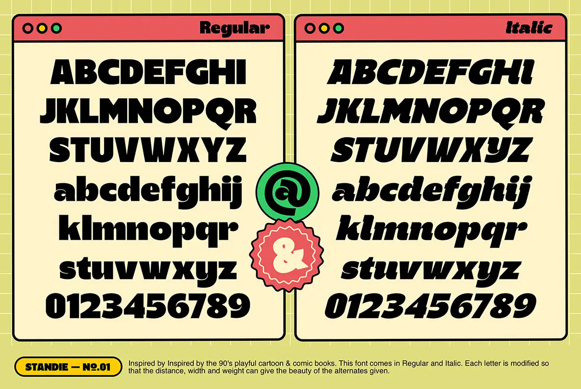 Standie Font - YouWorkForThem