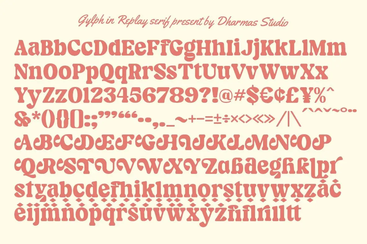 Replay Font - YouWorkForThem