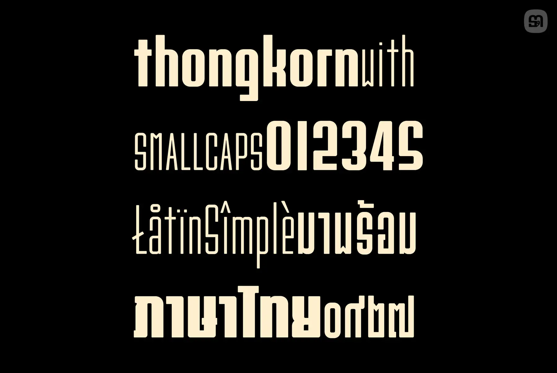 thongkorn Font - YouWorkForThem