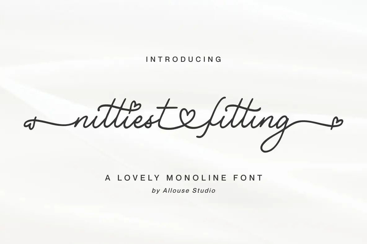 Nitties Fitting Font - YouWorkForThem