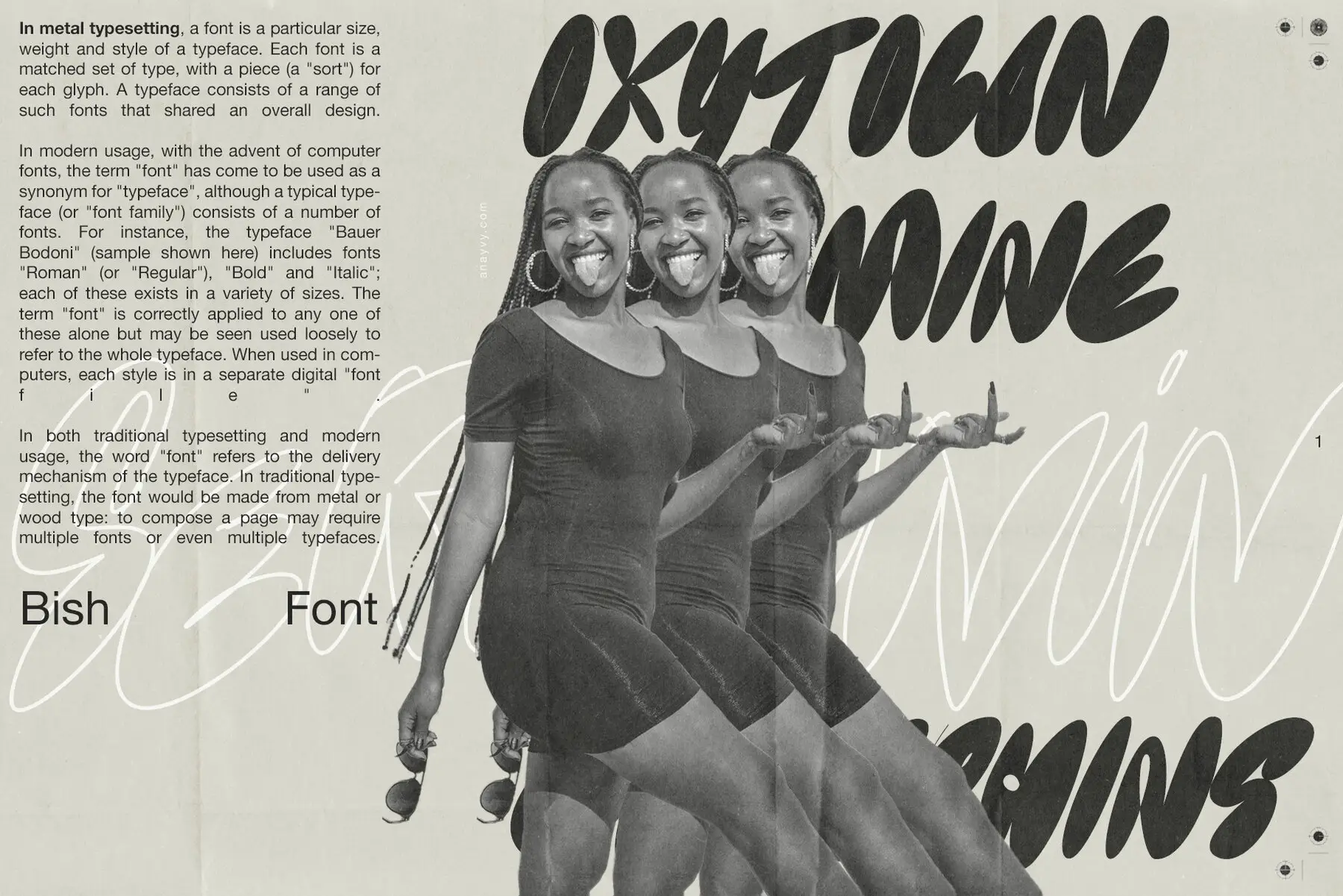 BISH Font - YouWorkForThem