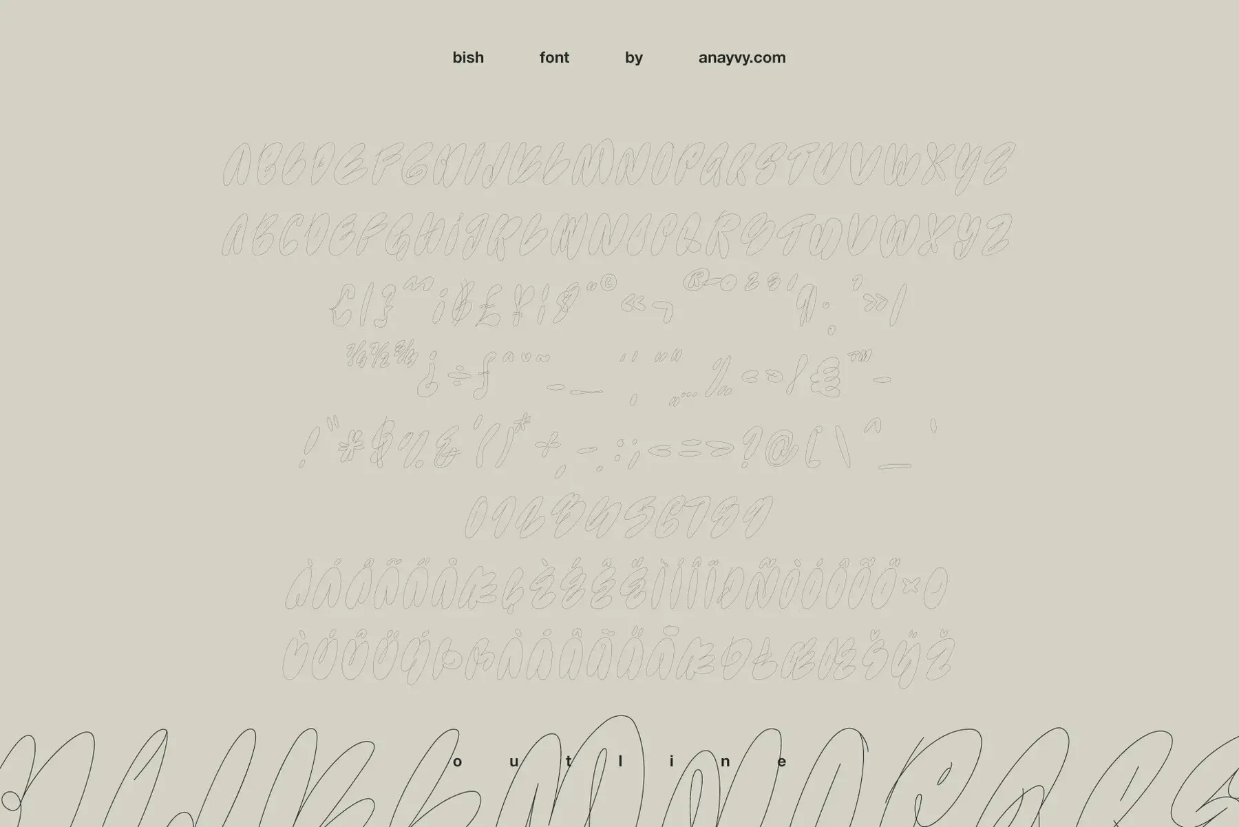 BISH Font - YouWorkForThem