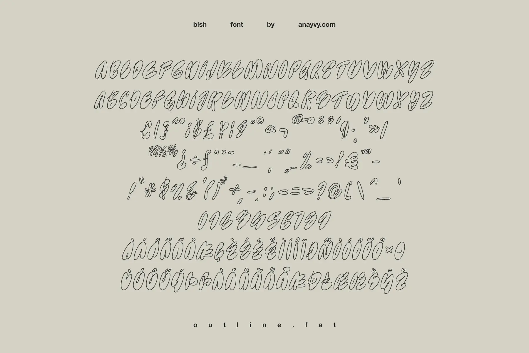 BISH Font - YouWorkForThem