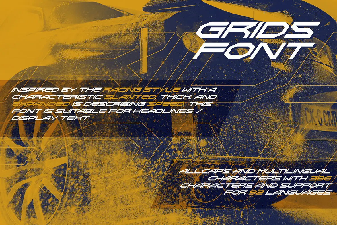 Grids Font - YouWorkForThem