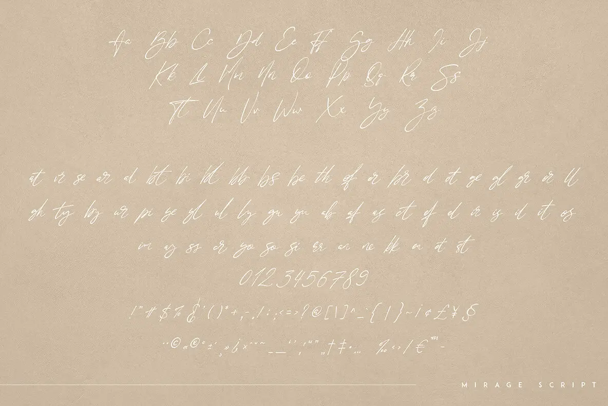 Mirage Font - YouWorkForThem