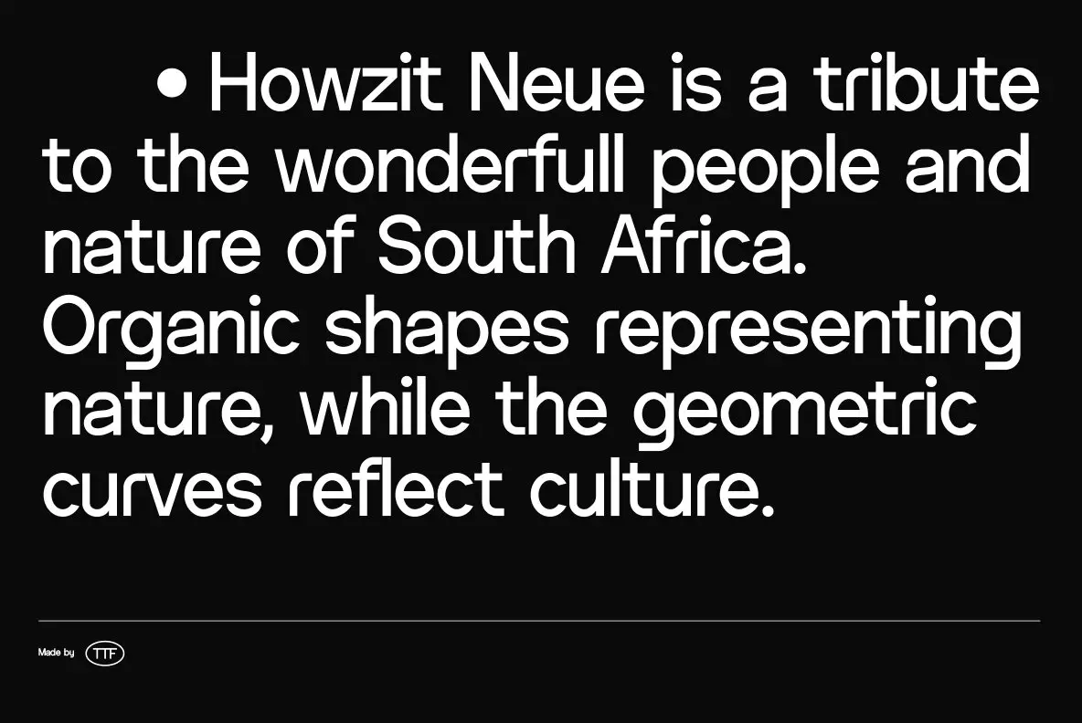 Howzit Neue Font - YouWorkForThem