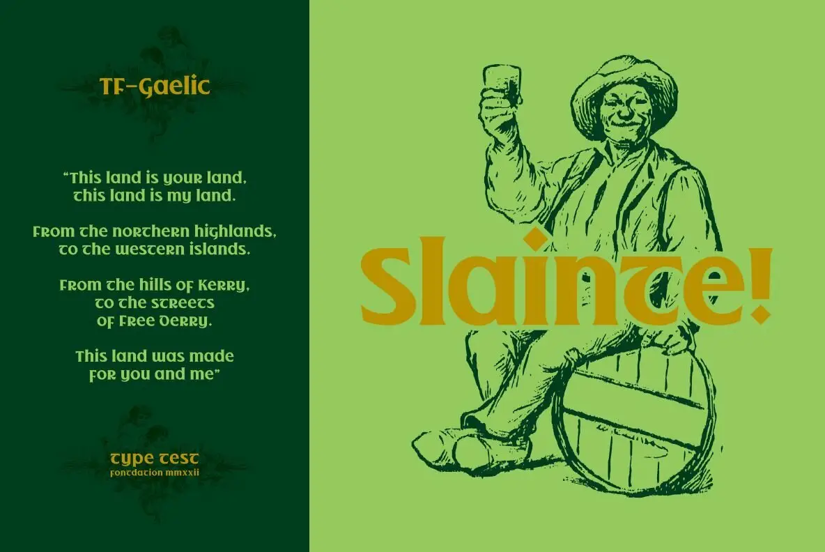 TF Gaelic Font - FontPath