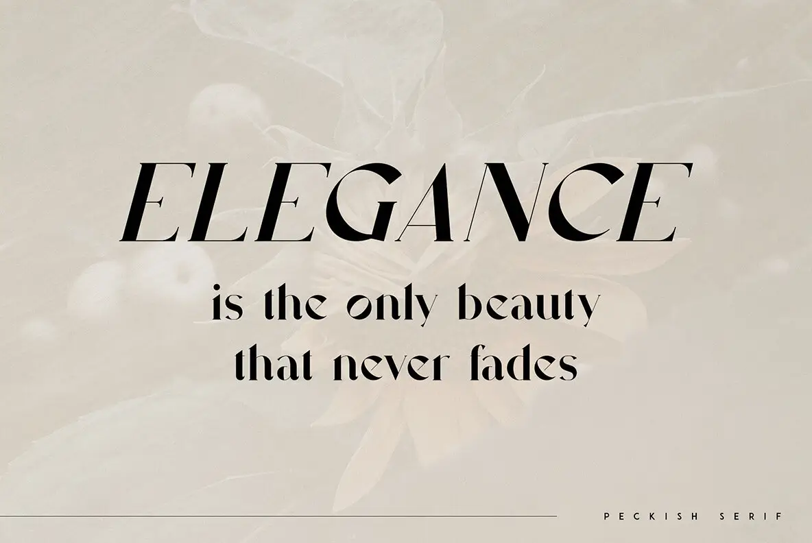 Peckish Font - YouWorkForThem