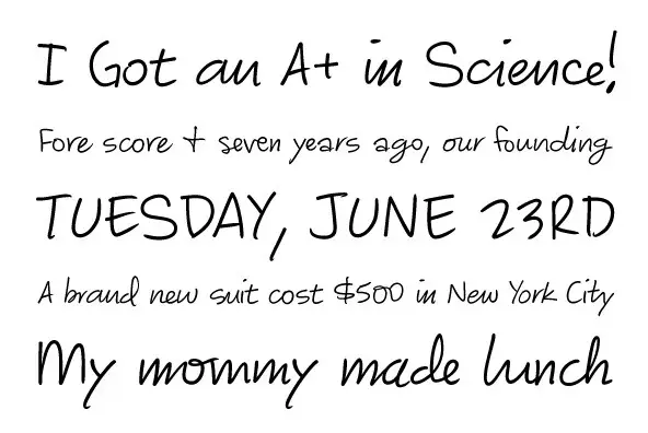 Manwriting Font - YouWorkForThem