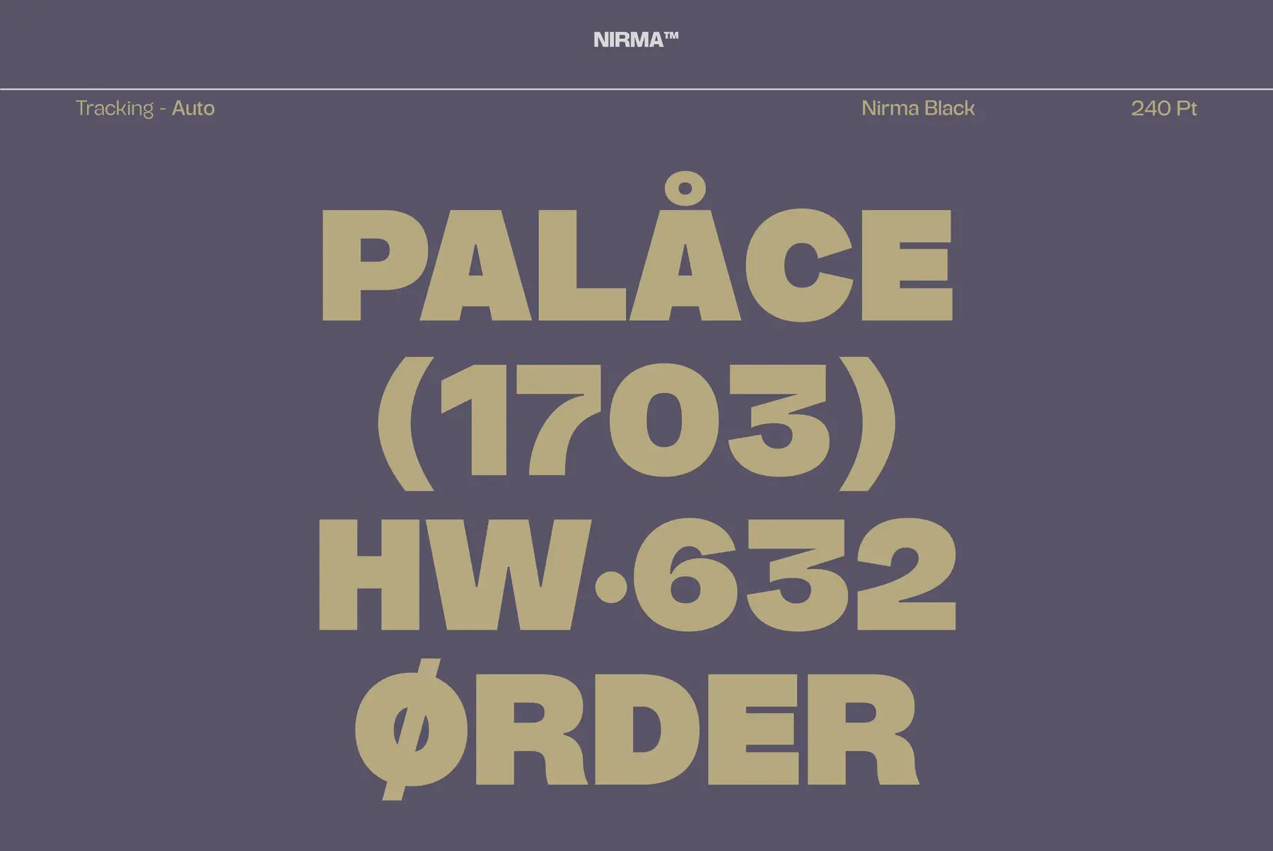 KT Nirma Font - YouWorkForThem