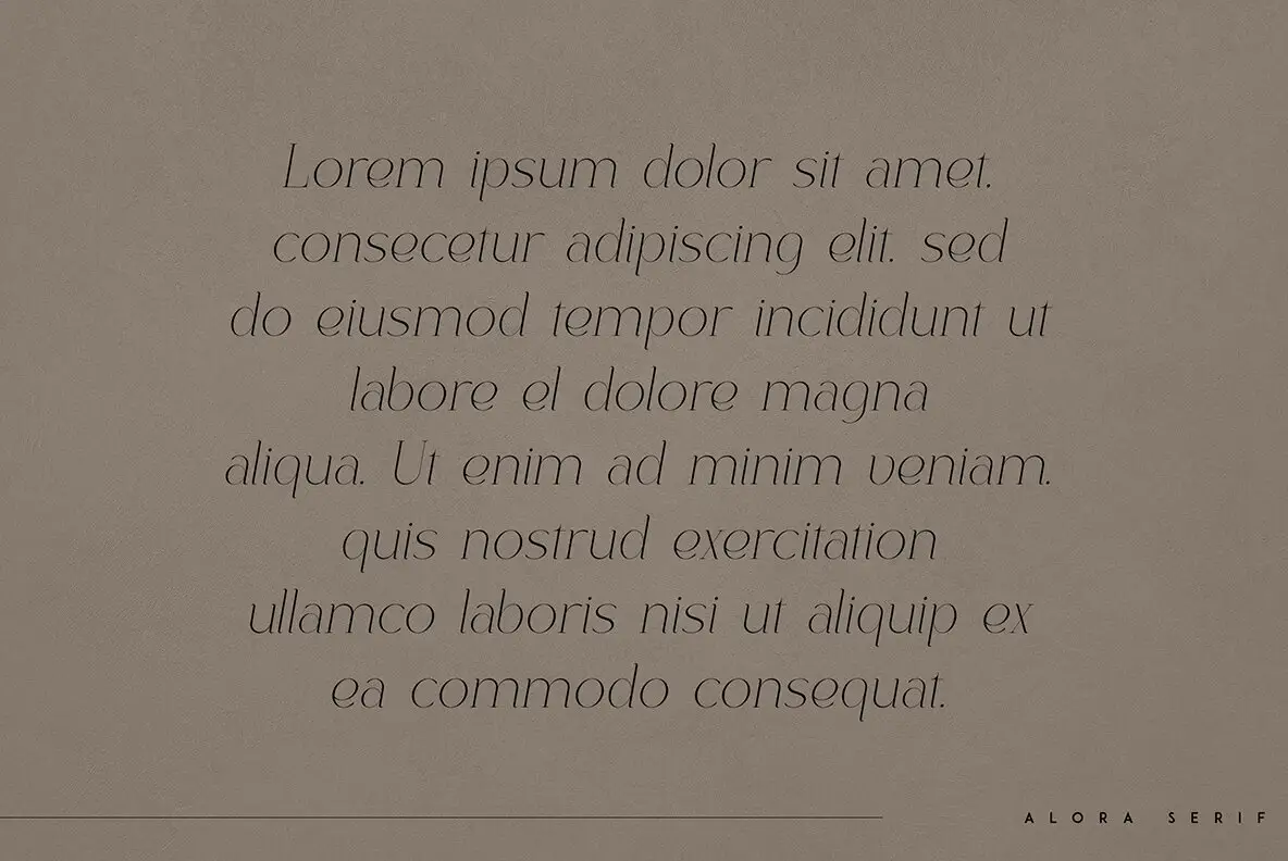 Alora Font - YouWorkForThem