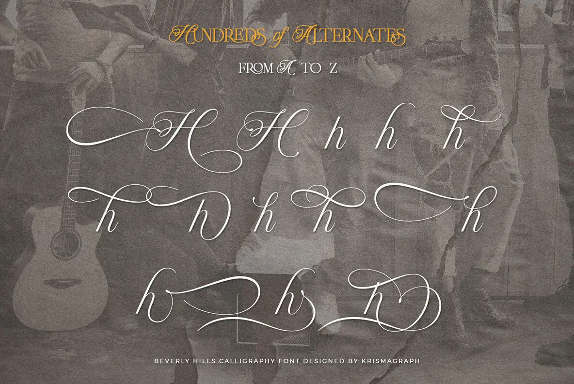 Beverly Hills Font - YouWorkForThem