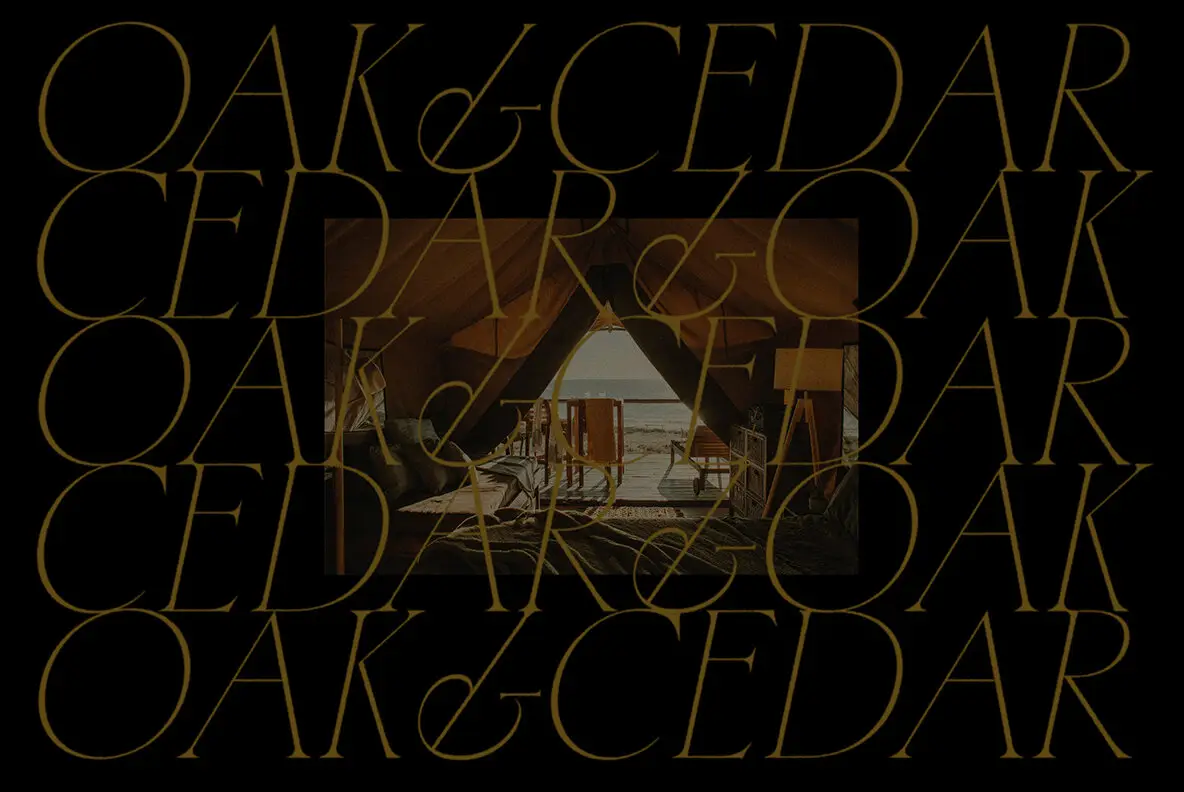Cedarwood Font - YouWorkForThem