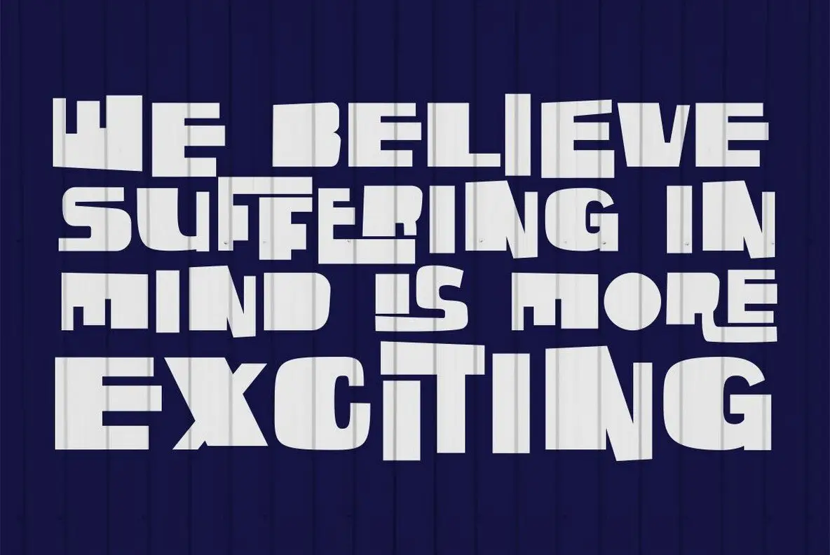 Stacked Letter Font - YouWorkForThem