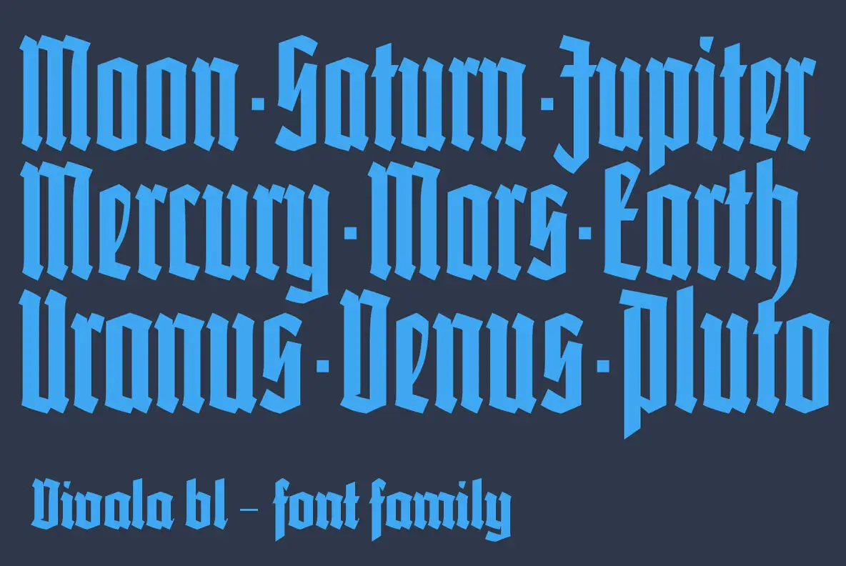 Vivala bl Font - YouWorkForThem