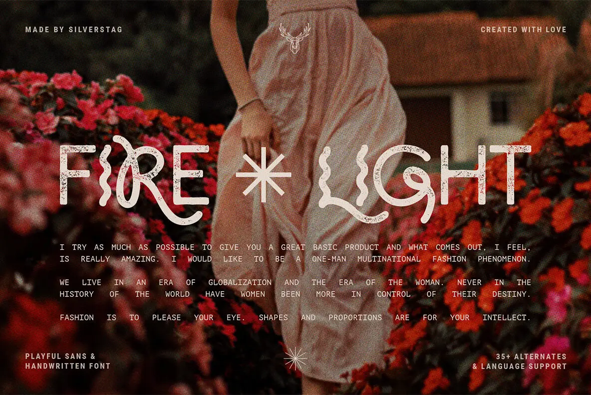 Poppy Bonfire Font - FontPath