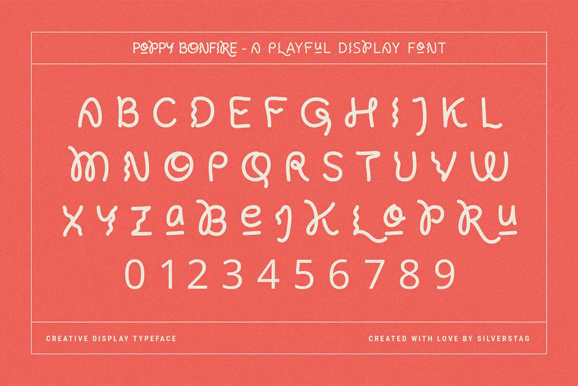 Poppy Bonfire Font - YouWorkForThem