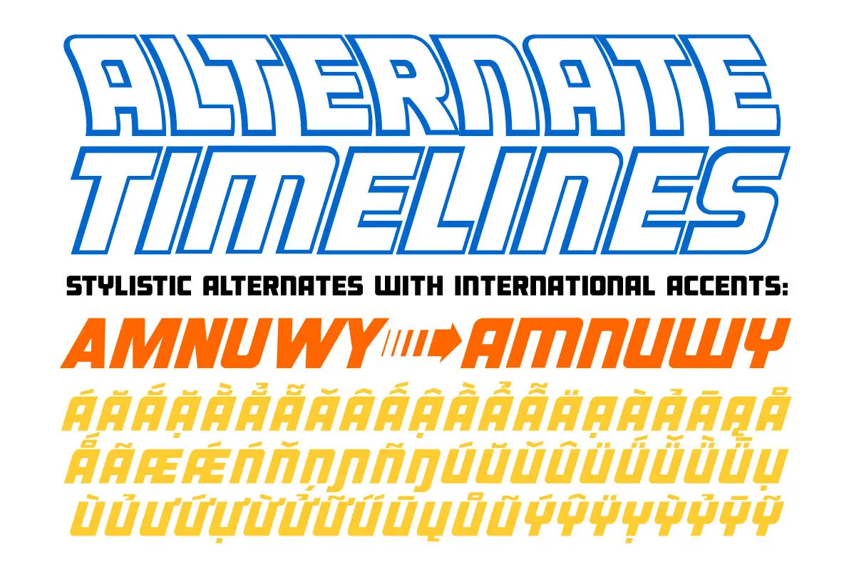 Double Back Font - YouWorkForThem