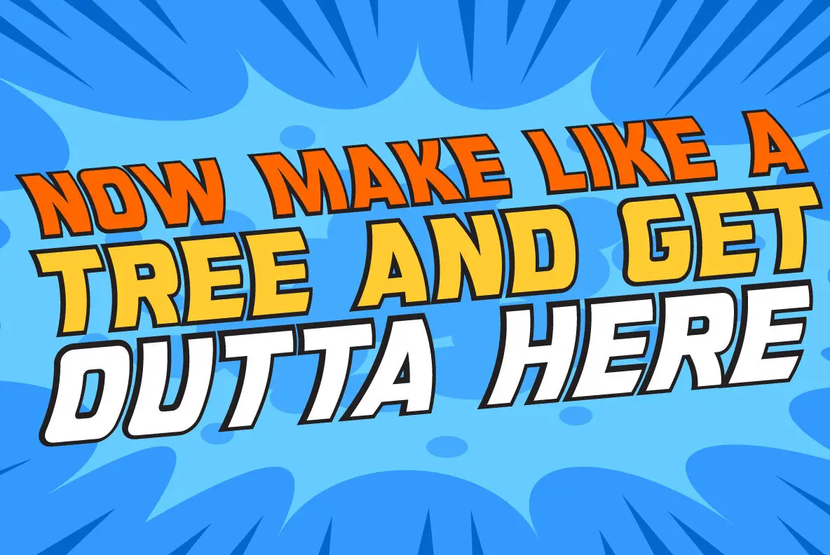 Double Back Font - YouWorkForThem