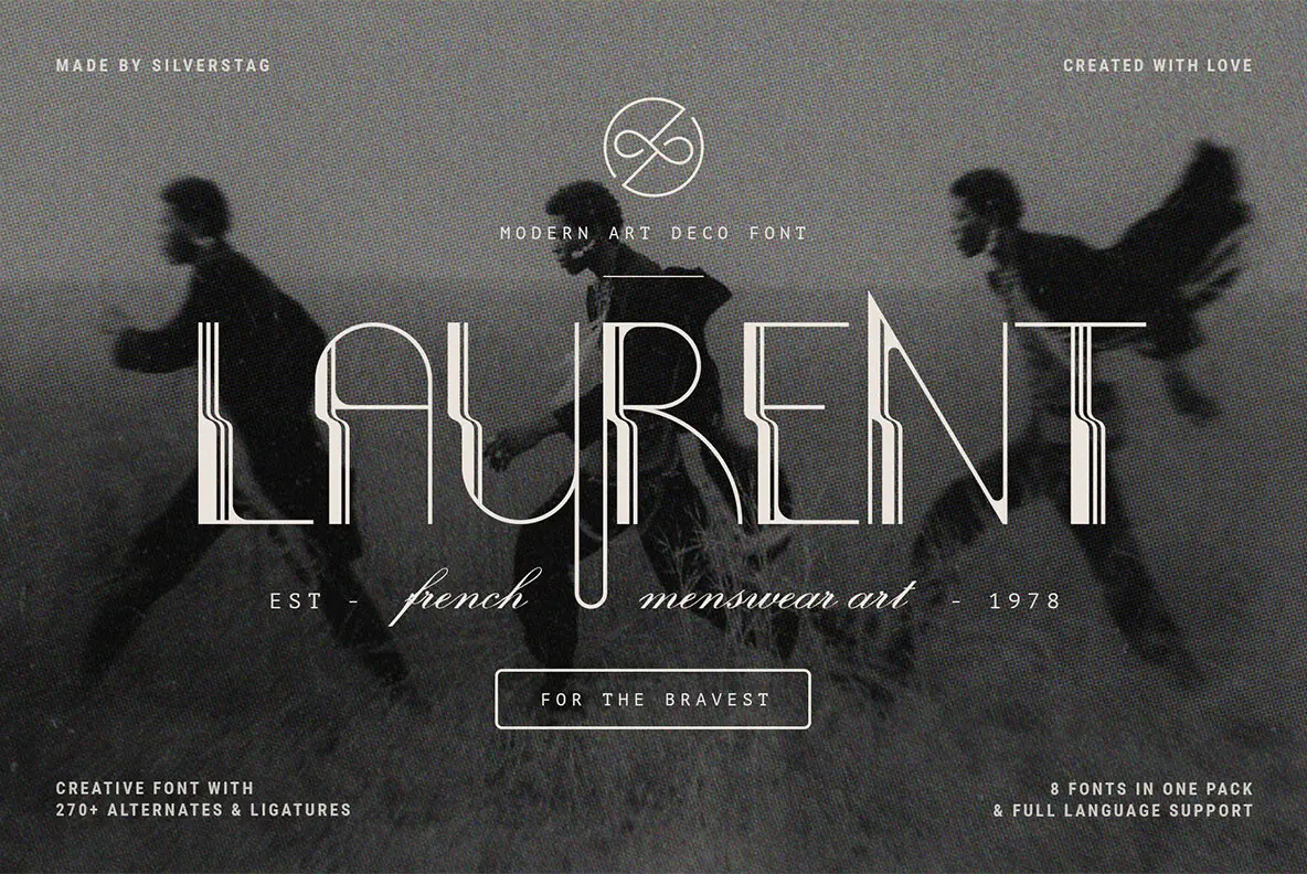 BogArt Deco - Ligature Rich Typeface Font - YouWorkForThem