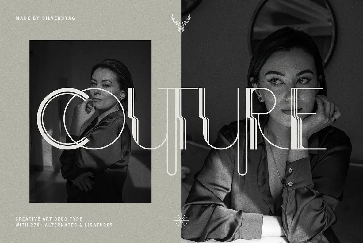 BogArt Deco - Ligature Rich Typeface Font - YouWorkForThem