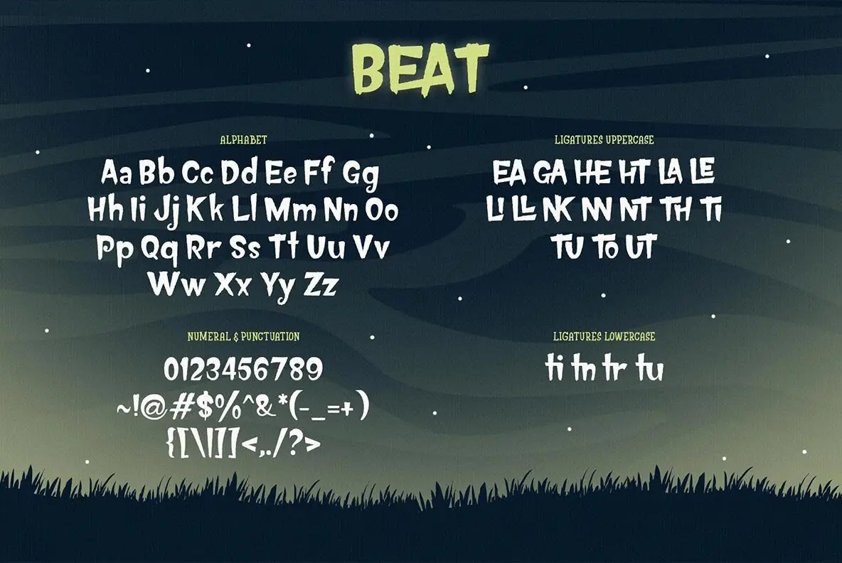 Beat Ghost Font - YouWorkForThem