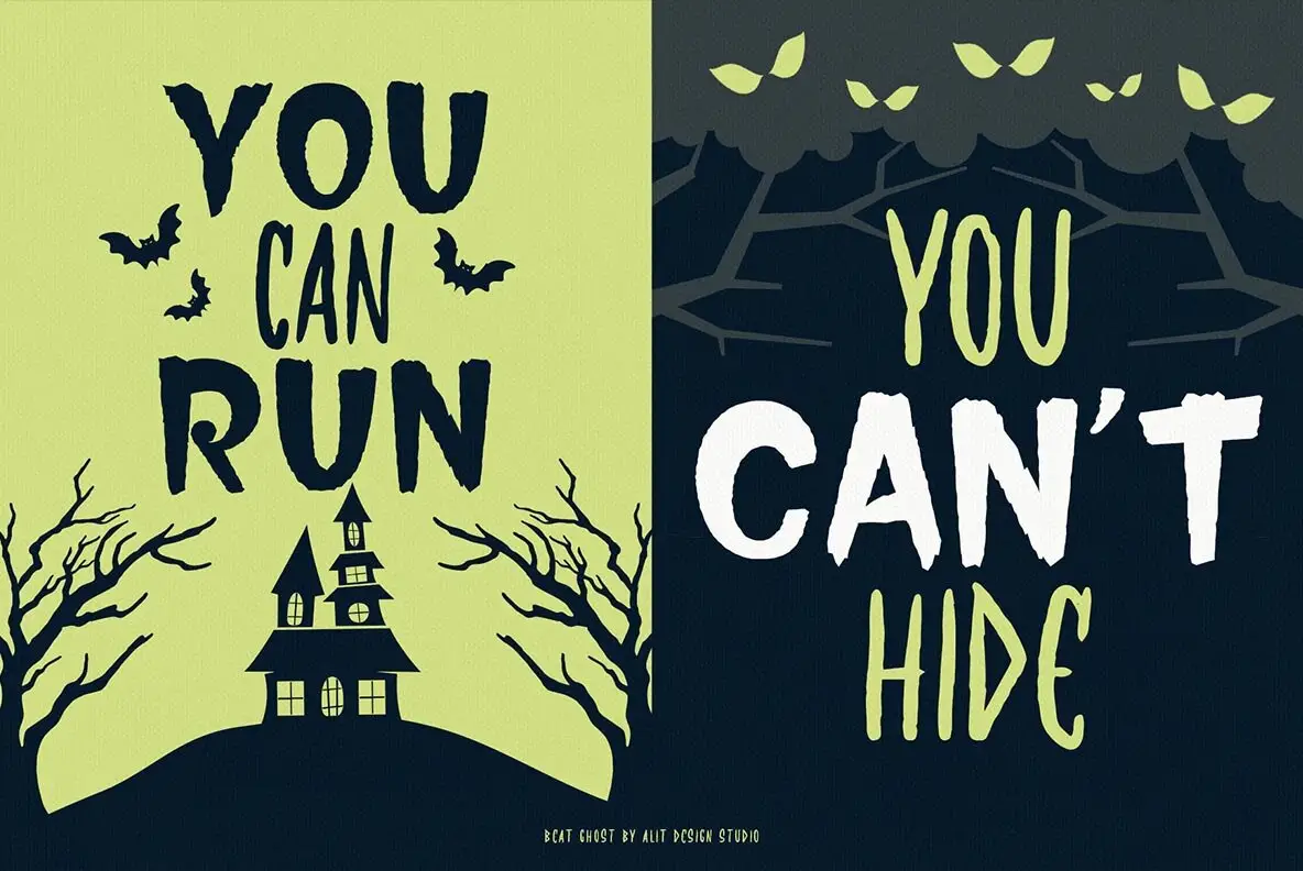 Beat Ghost Font - YouWorkForThem