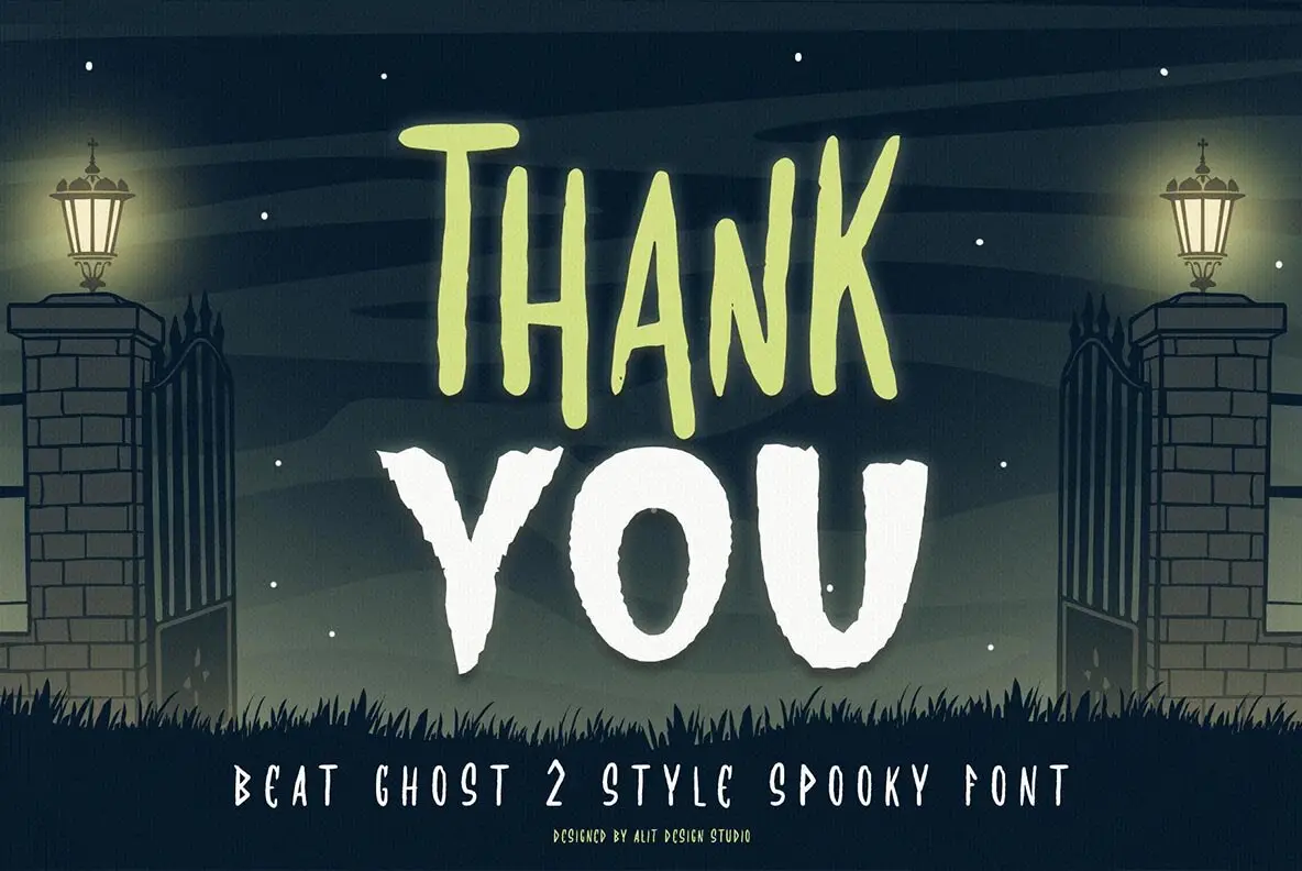 Beat Ghost Font - YouWorkForThem