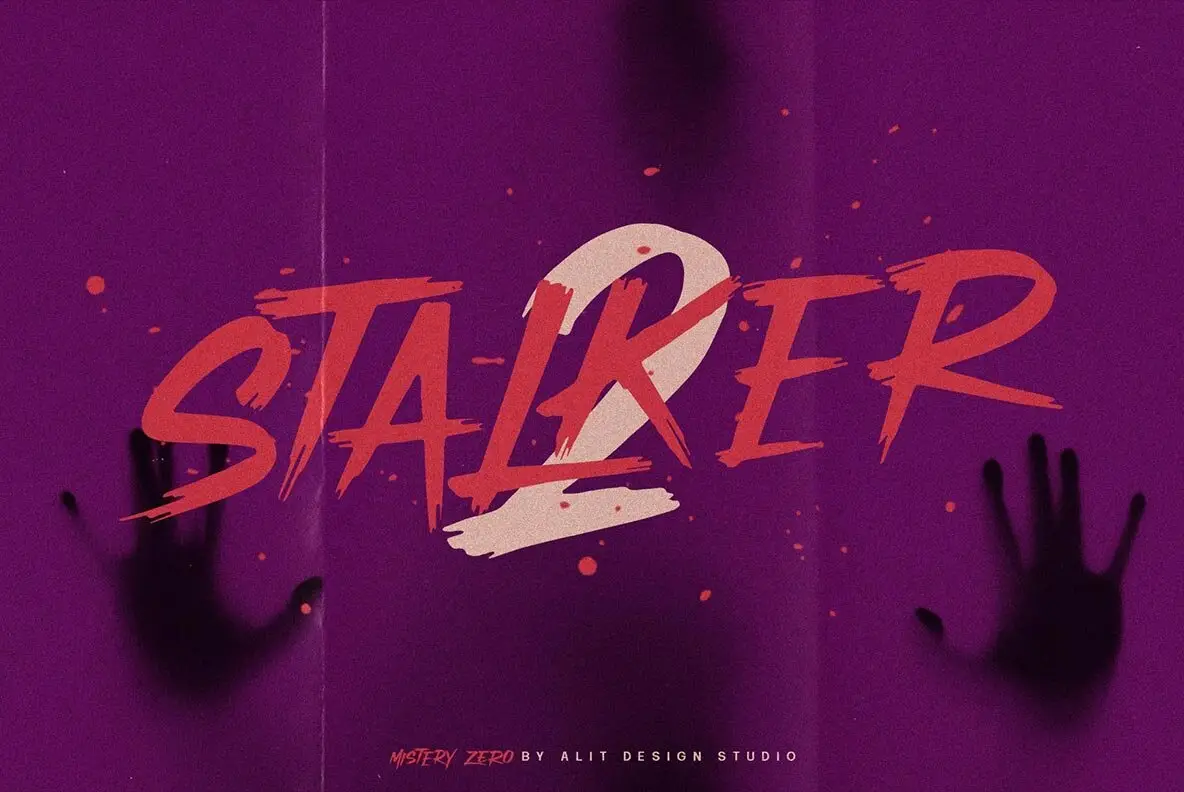 Mistery Zero Font - YouWorkForThem