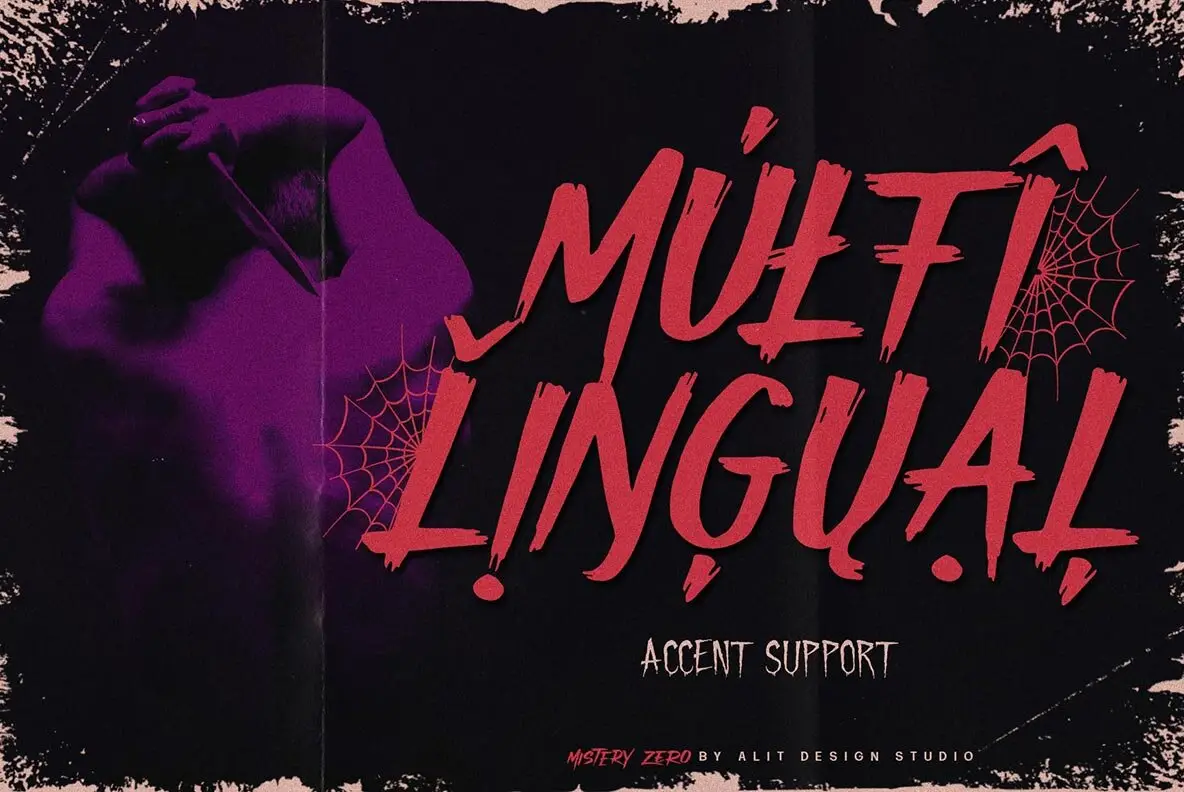 Mistery Zero Font - YouWorkForThem