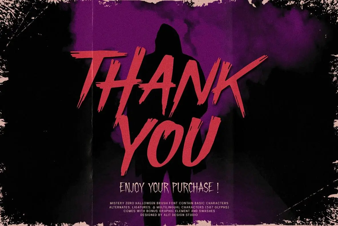 Mistery Zero Font - YouWorkForThem