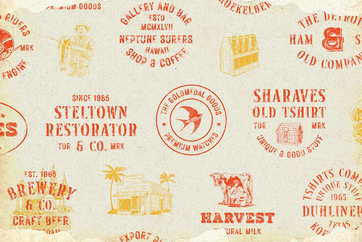 Letterpress Vol 1.0 Font - YouWorkForThem