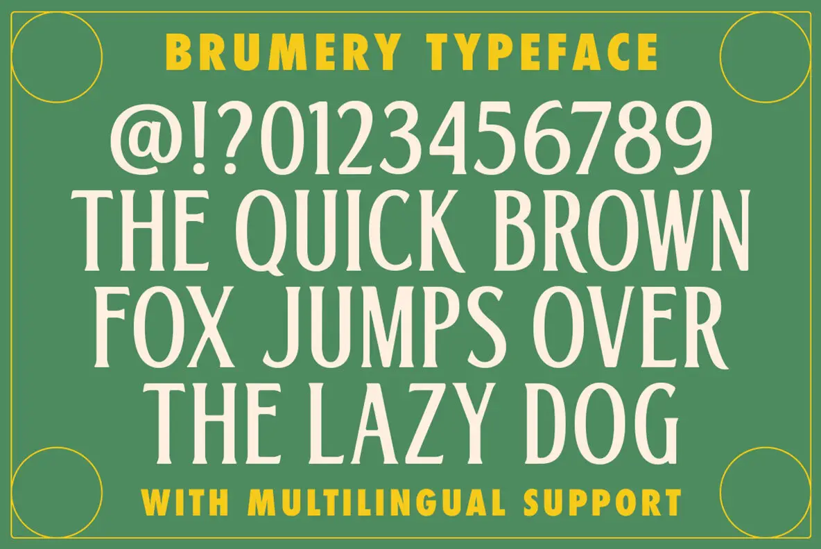 Brumery Font - YouWorkForThem