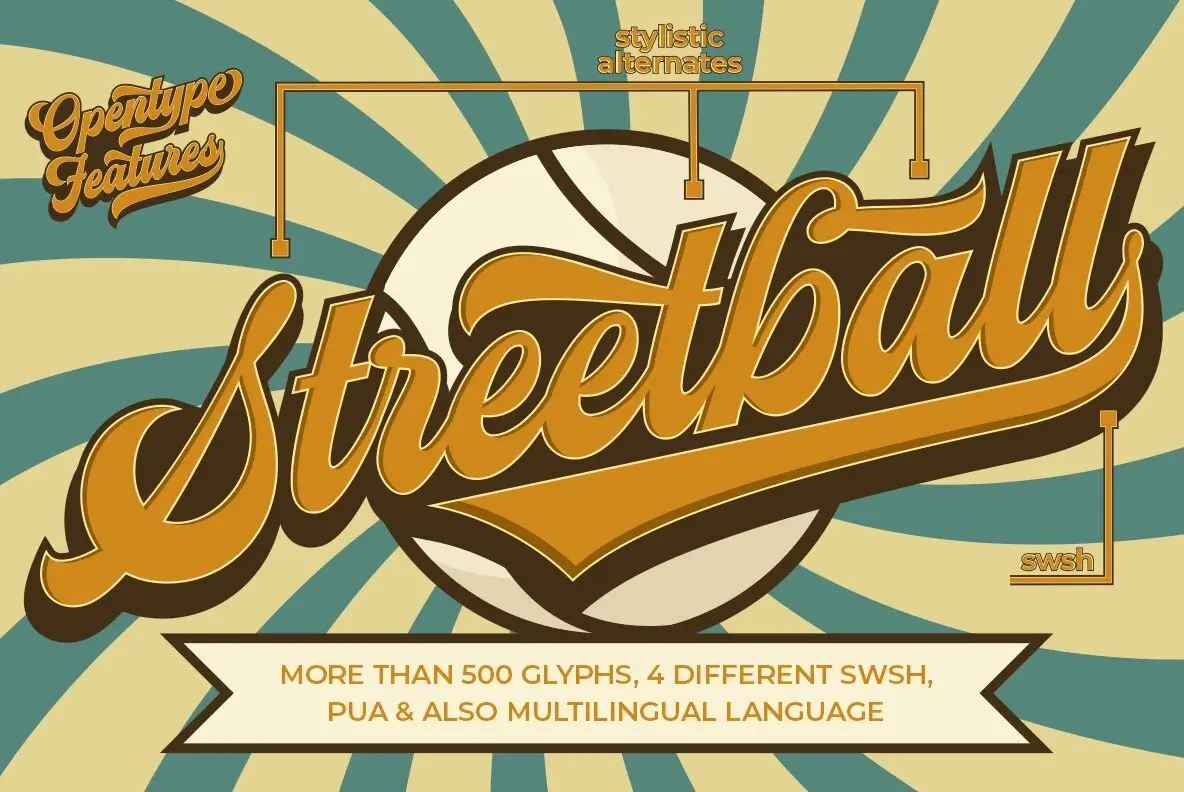 Streetball Font - YouWorkForThem