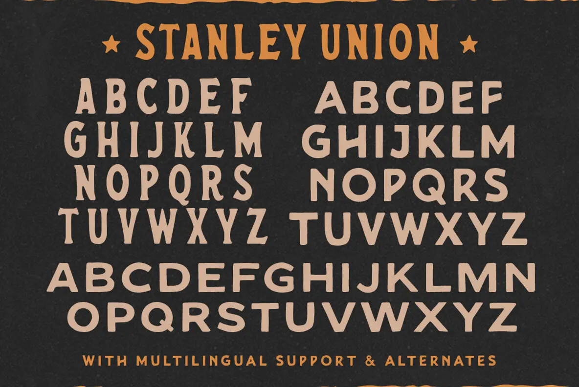 Stanley Union Font - YouWorkForThem
